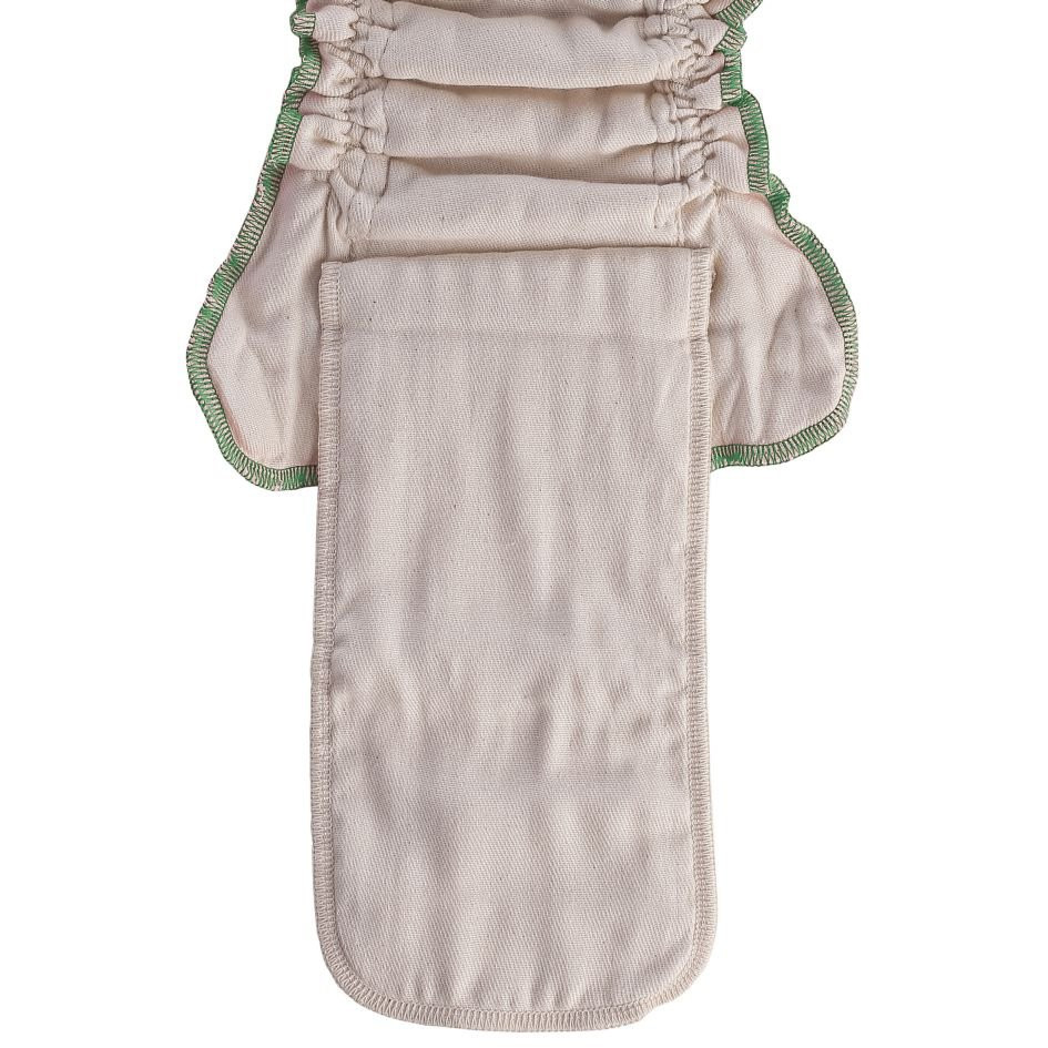 Organic cotton fitted diaper XKKO Organic Natural Size L